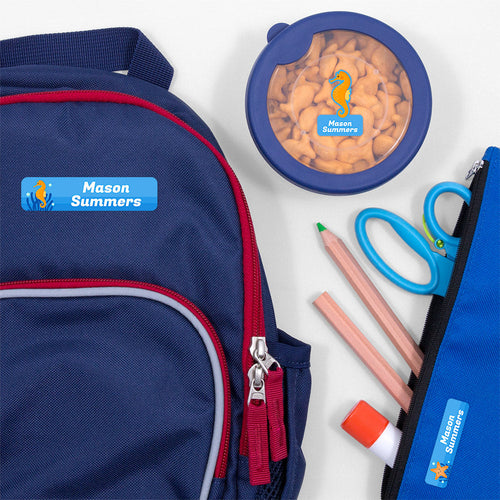 Sea Animals Kindergarten Labels Pack For Kids | Name Bubbles