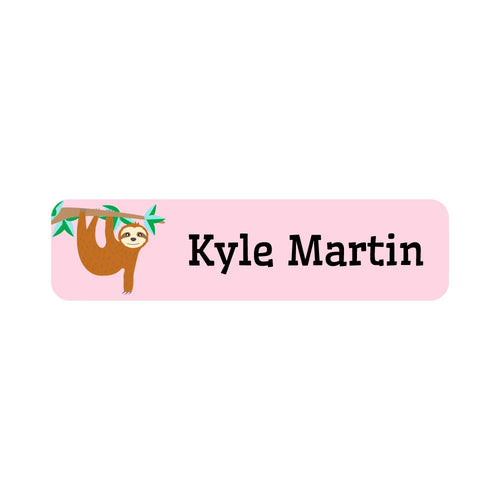 Sloth Name Labels | Name Bubbles