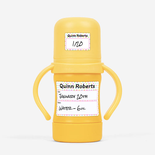 Hearts Sippy Cup Write-On Labels | Name Bubbles