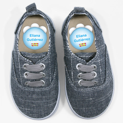 TLE Shoe Labels | Name Bubbles
