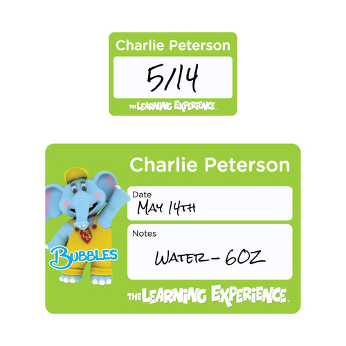 Toddlers Sippy Cup Write-On Labels | Name Bubbles