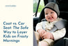 Coat vs Car Seat: How to Layer Kids Safely in Winter | Name Bubbles