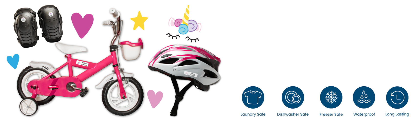 Cycling Labels | Name Bubbles