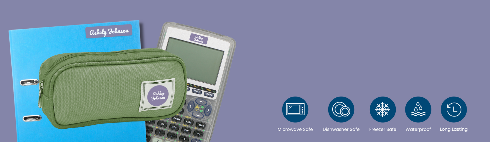 High School Labels | Name Bubbles