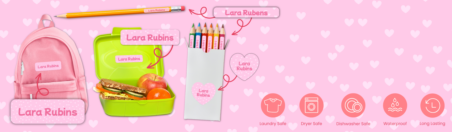 Kindergarten Labels | Name Bubbles