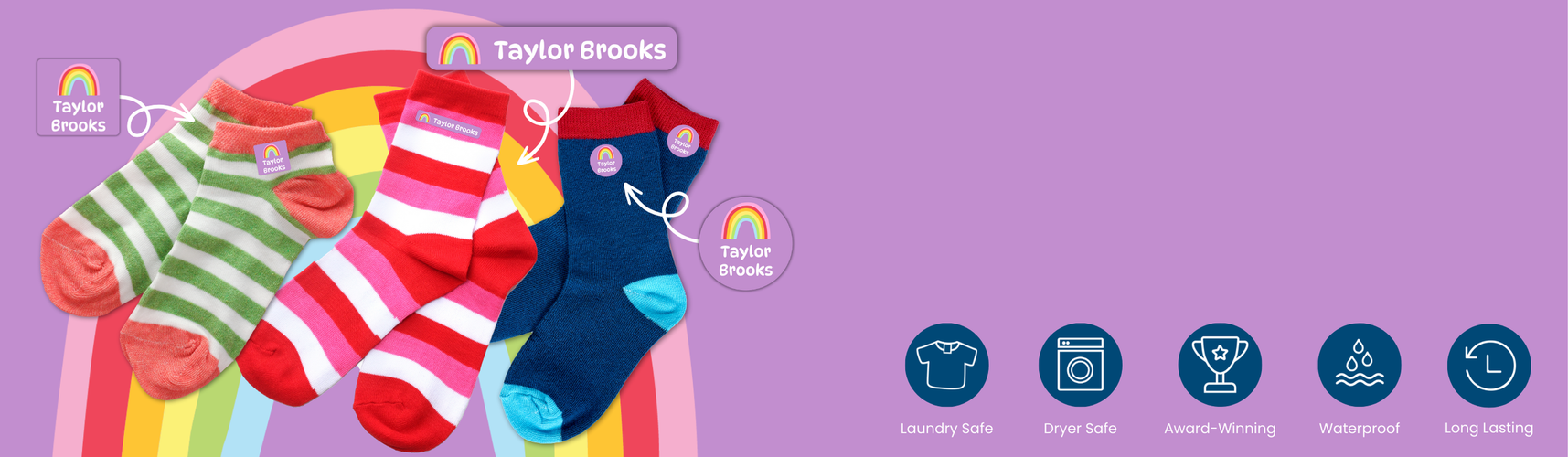 Sock Labels | Name Bubbles