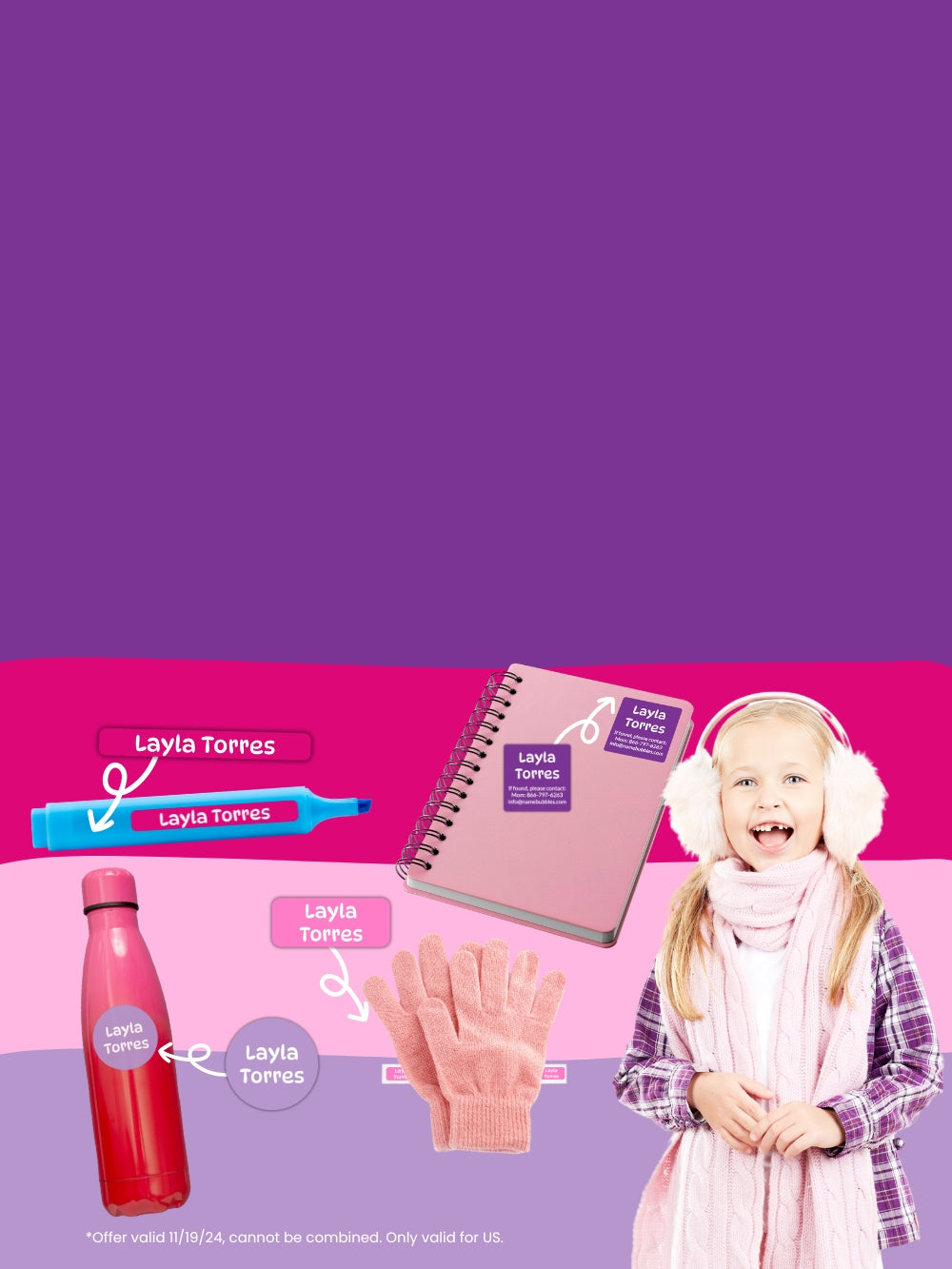 Kids Name Labels: Custom Name Stickers | Name Bubbles