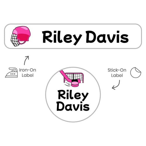 Hockey Camp Clothing Labels Pack | Name Bubbles