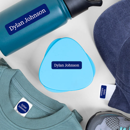 Custom Camp Labels For Kids | Name Bubbles