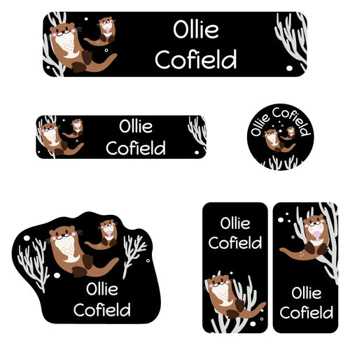 Otter Kindergarten Labels Pack | Name Bubbles