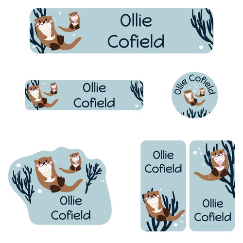 Otter Kindergarten Labels Pack | Name Bubbles
