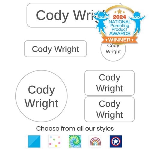 Custom Kindergarten Labels Pack For Kids | Name Bubbles