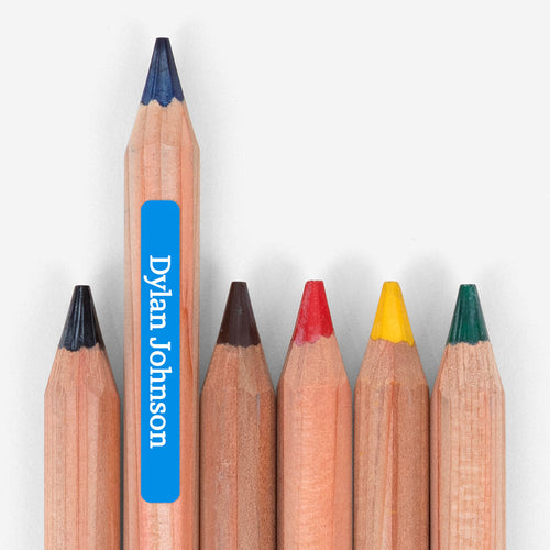 Custom Mini Pencil Labels | Name Bubbles