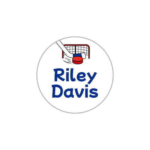 Hockey Clothing Labels For Kids | Name Bubbles