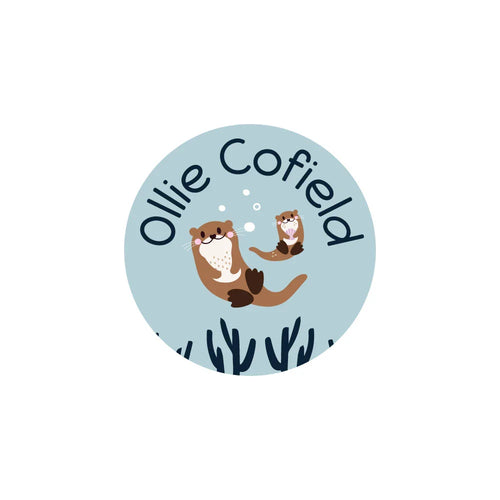 Otter Clothing Labels For Kids | Name Bubbles