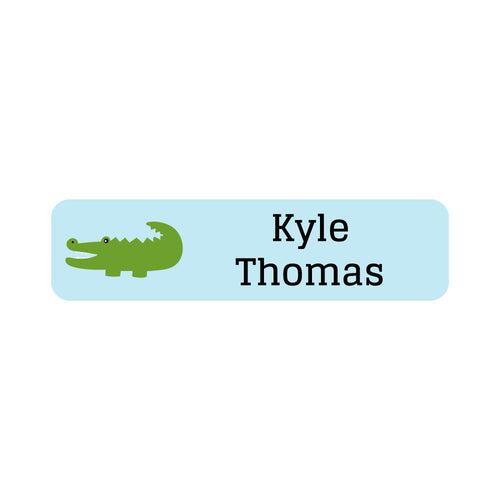 Alligator Name Labels For Kids | Name Bubbles
