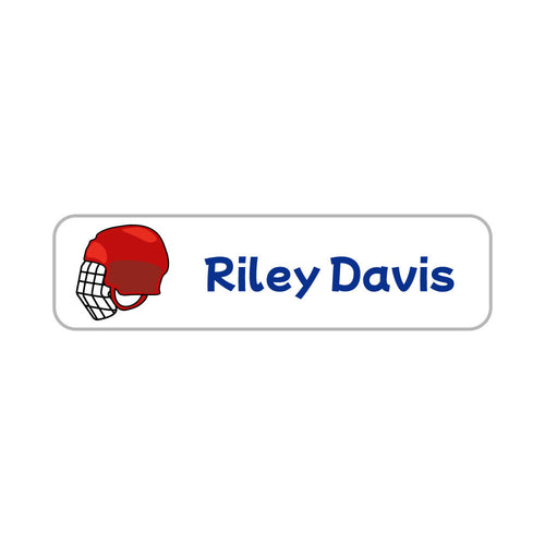 Hockey Name Labels | Name Bubbles
