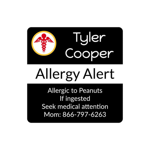 Food Allergy Stickers
