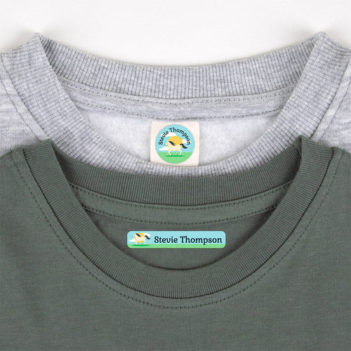 Custom Name Tags: Horse Camp Labels for Clothing | Name Bubbles