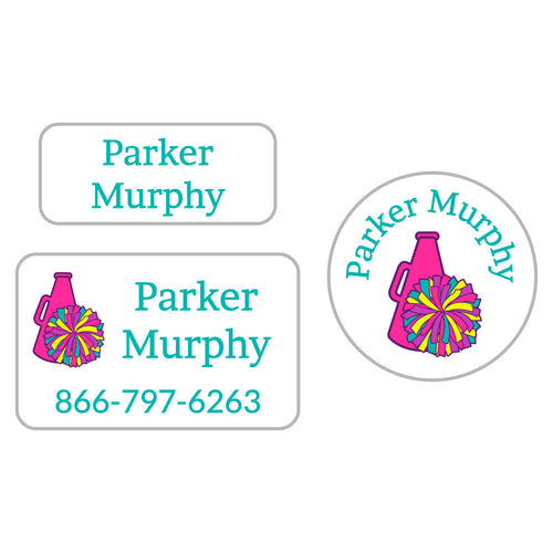 Cheer Clothing Labels Pack | Name Bubbles