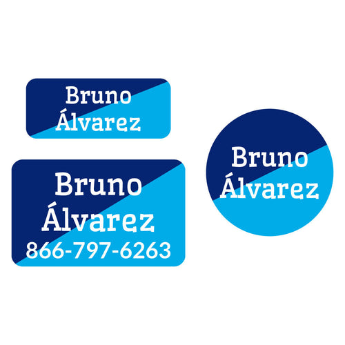 Two-tone Clothing Labels Pack | Name Bubbles