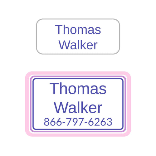 College Labels: Bands Name Labels For Teens | Name Bubbles