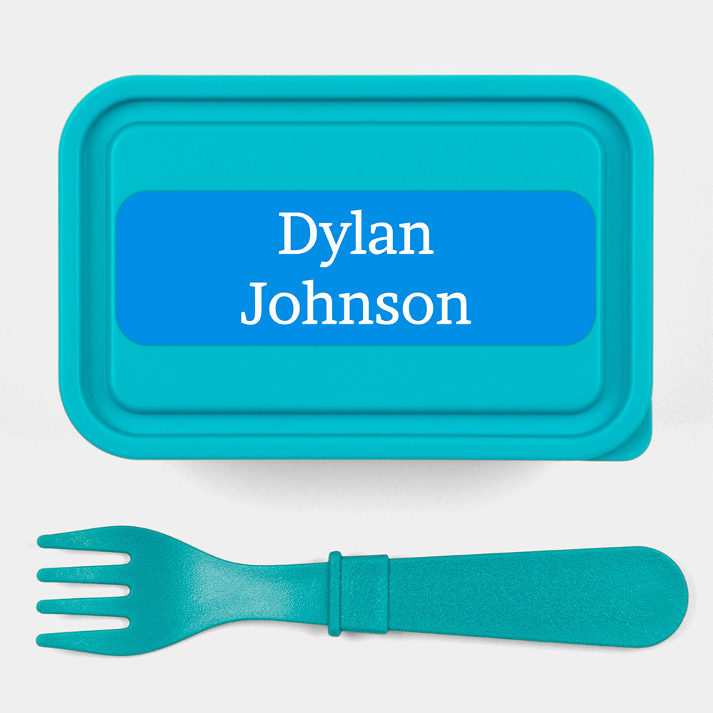 large coloured labels