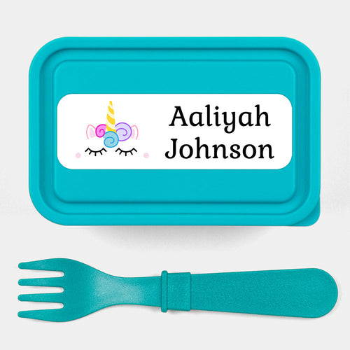 Unicorn Large Rectangle Name Labels | Name Bubbles