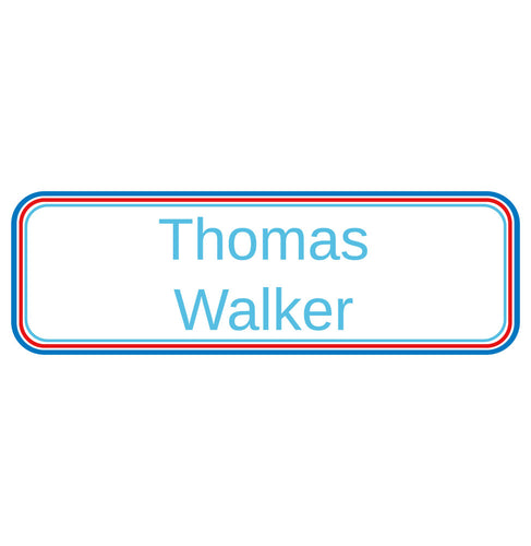 Bands Large Rectangle Name Labels | Name Bubbles