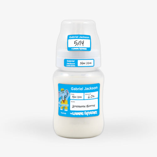 Formula Infants Baby Bottle Date Write-On Labels | Name Bubbles