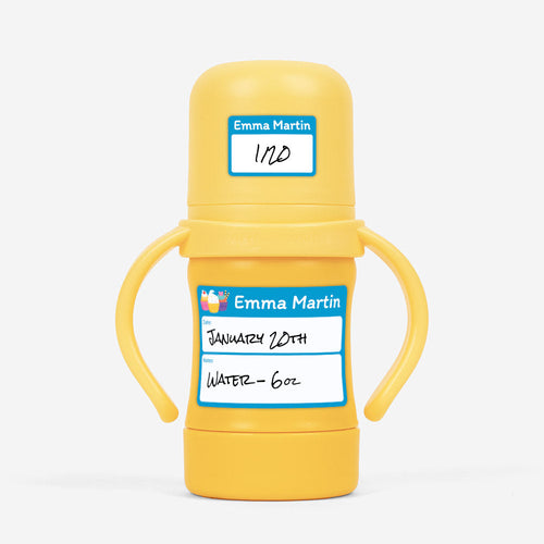Cupcakes Sippy Cup Write-On Labels | Name Bubbles