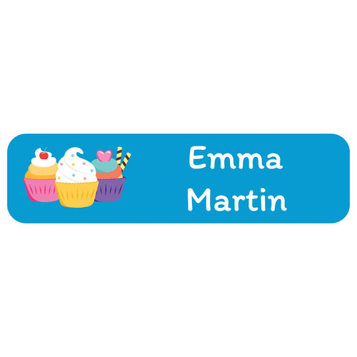 Cupcakes Name Labels | Name Bubbles