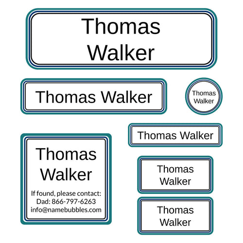 Bands School Labels Pack | Name Bubbles