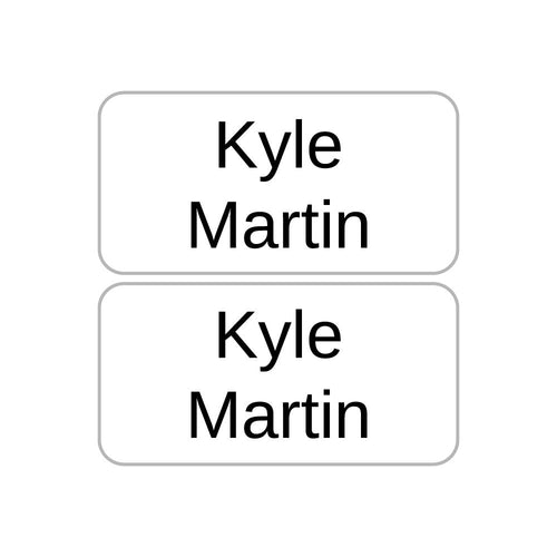 Shoe Labels: Simple Stick On Shoe Labels | Name Bubbles