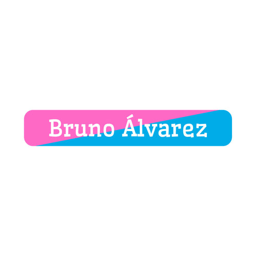 Two-tone Iron-On Clothing Labels | Name Bubbles