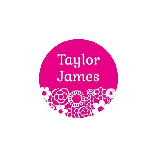 Flower Power Clothing Labels For Kids | Name Bubbles