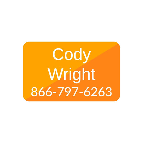 Split Contact Clothing Labels | Name Bubbles