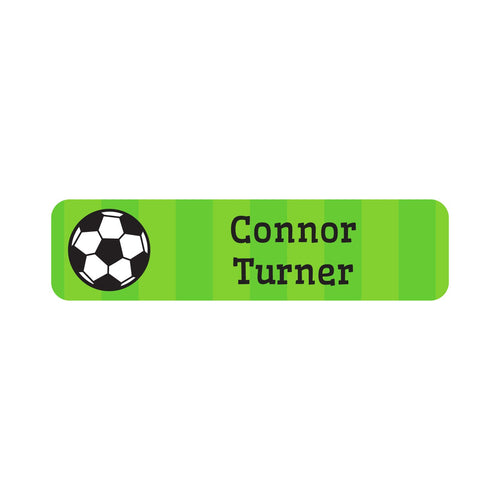 Soccer Name Labels | Name Bubbles