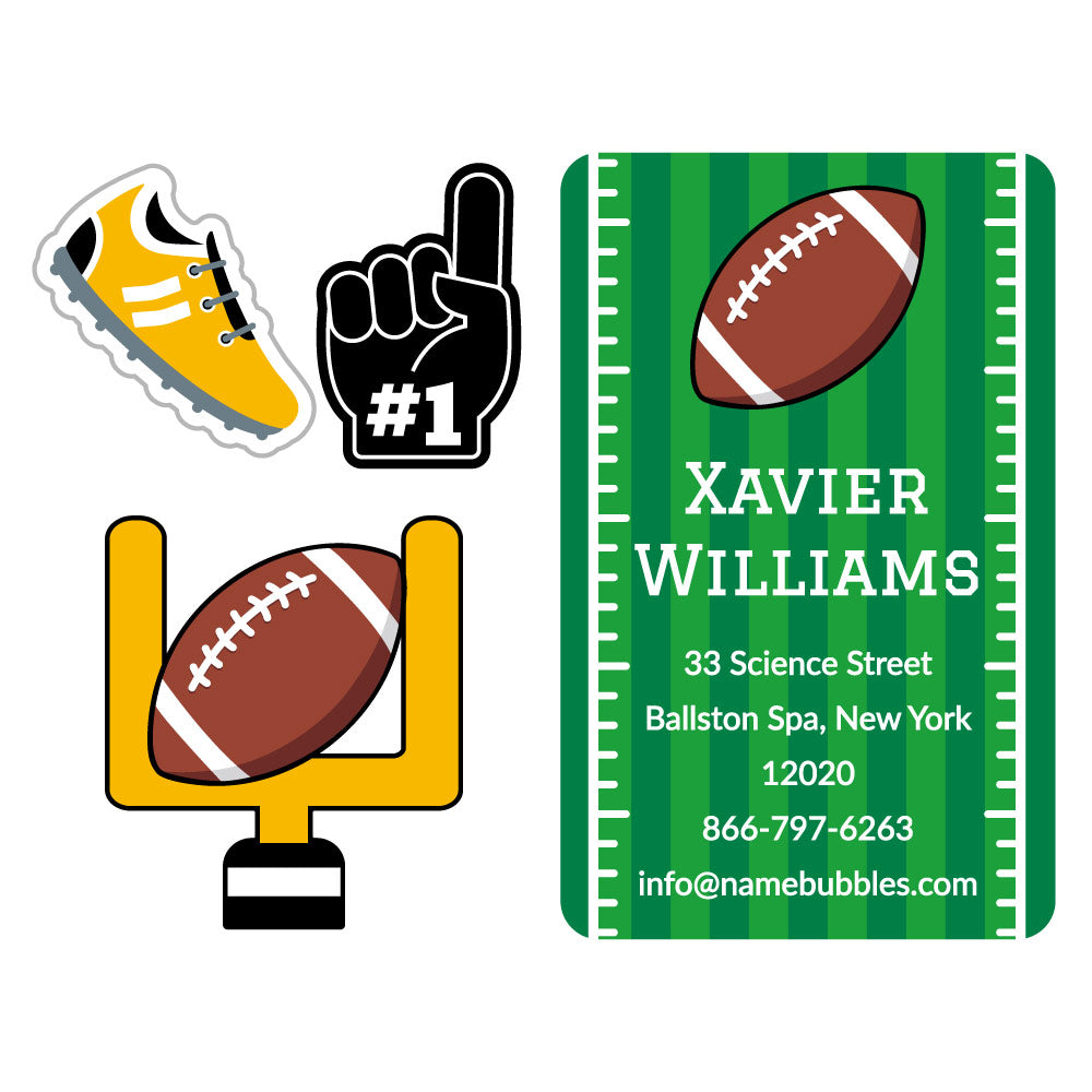 Printable Football Birthday Cards For Boys