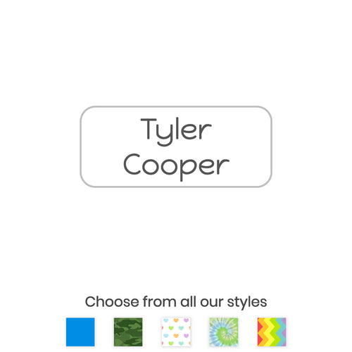 Custom Extra Small Clothing Labels For Kids | Name Bubbles